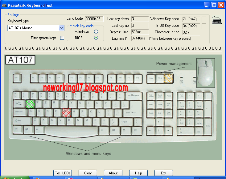 Benvenuto : Download Keyboard Test Portable