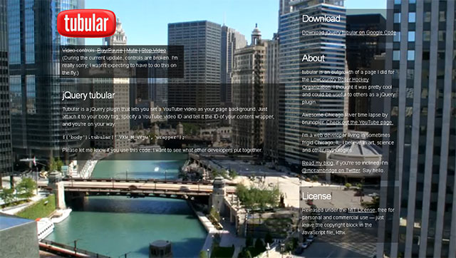 5 Free jQuery & HTML5 Video Background Plugins | Learning jQuery