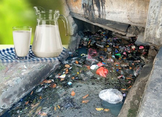 Bisakah Air Susu Menjernihkan Air Comberan?