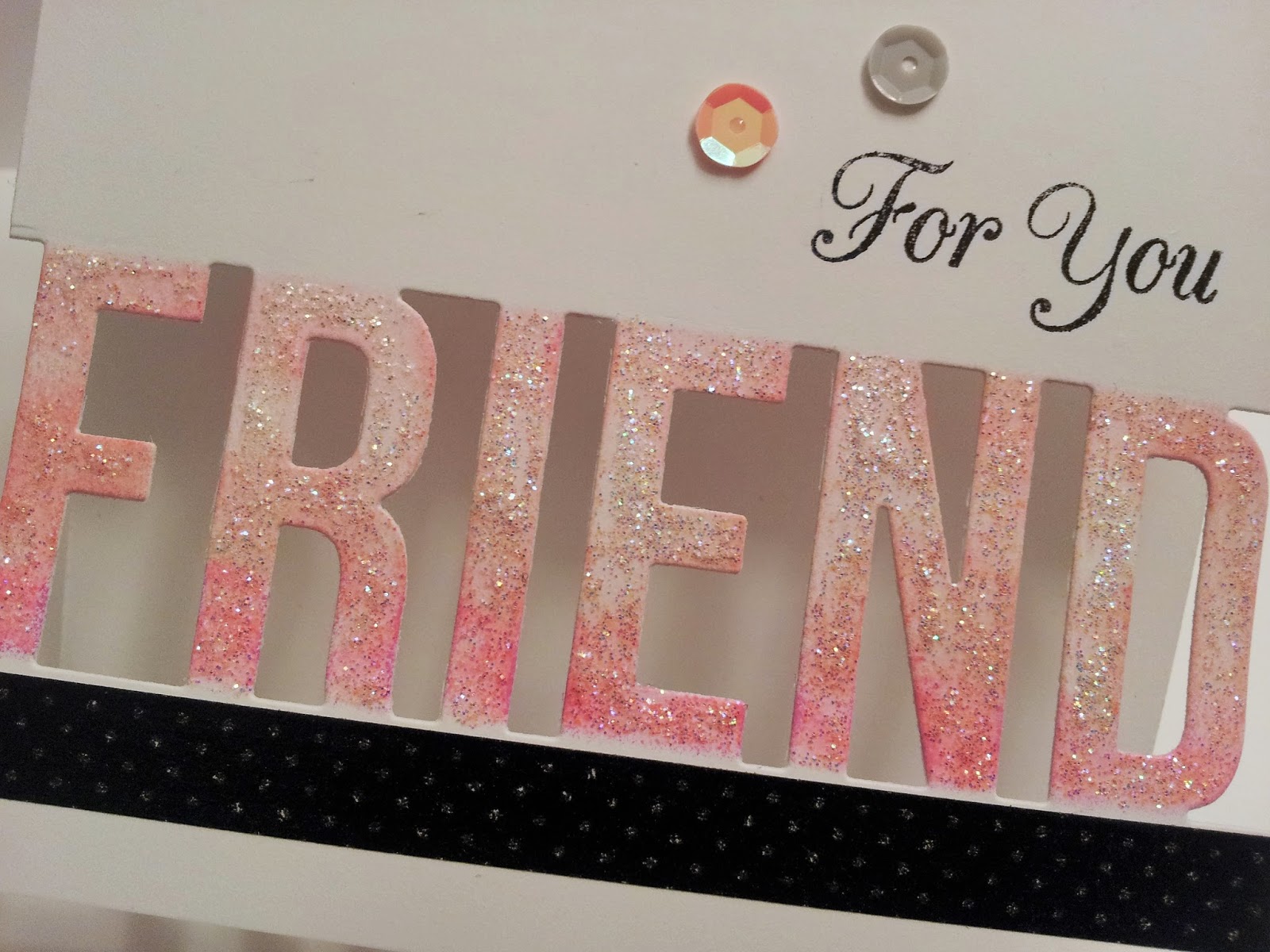 Linsey's Crafty Blog: Sparkle, Friend!