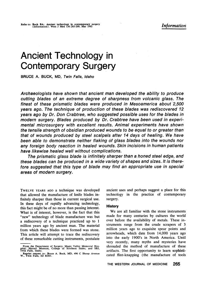 FLINTKNAPPING HALL OF FAME: DON CRABTREE, HALL OF FAME FLINTKNAPPER # 3