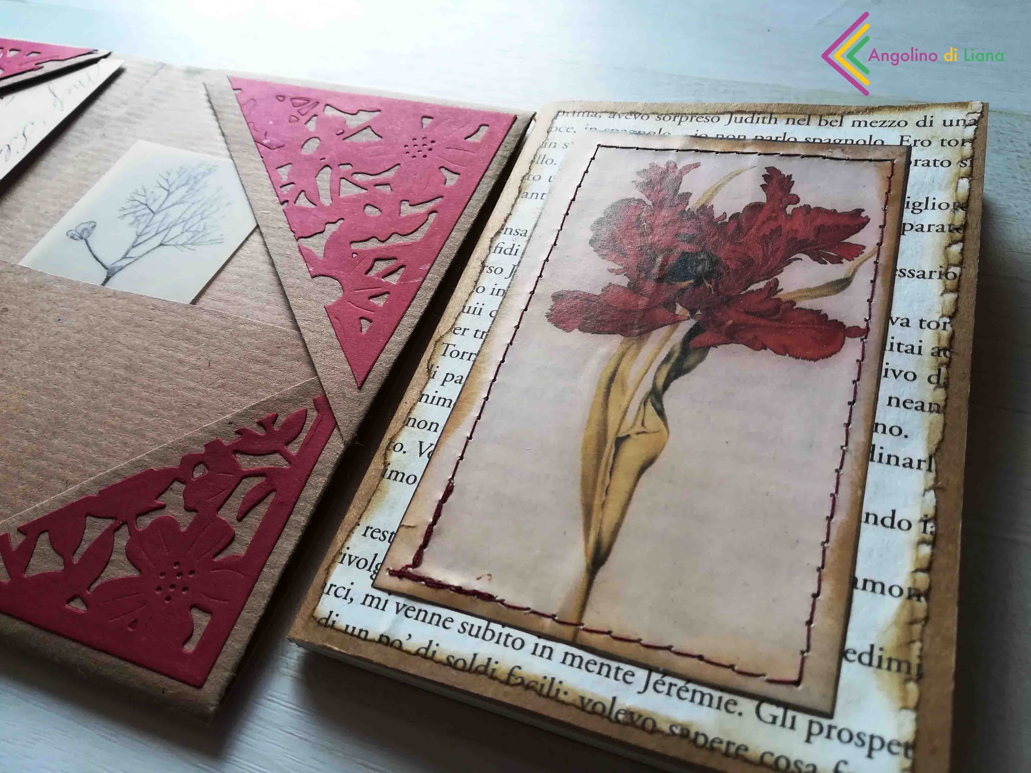 Angolino di Liana: Folder Origami Junk Journal - Cartellina in origami ...