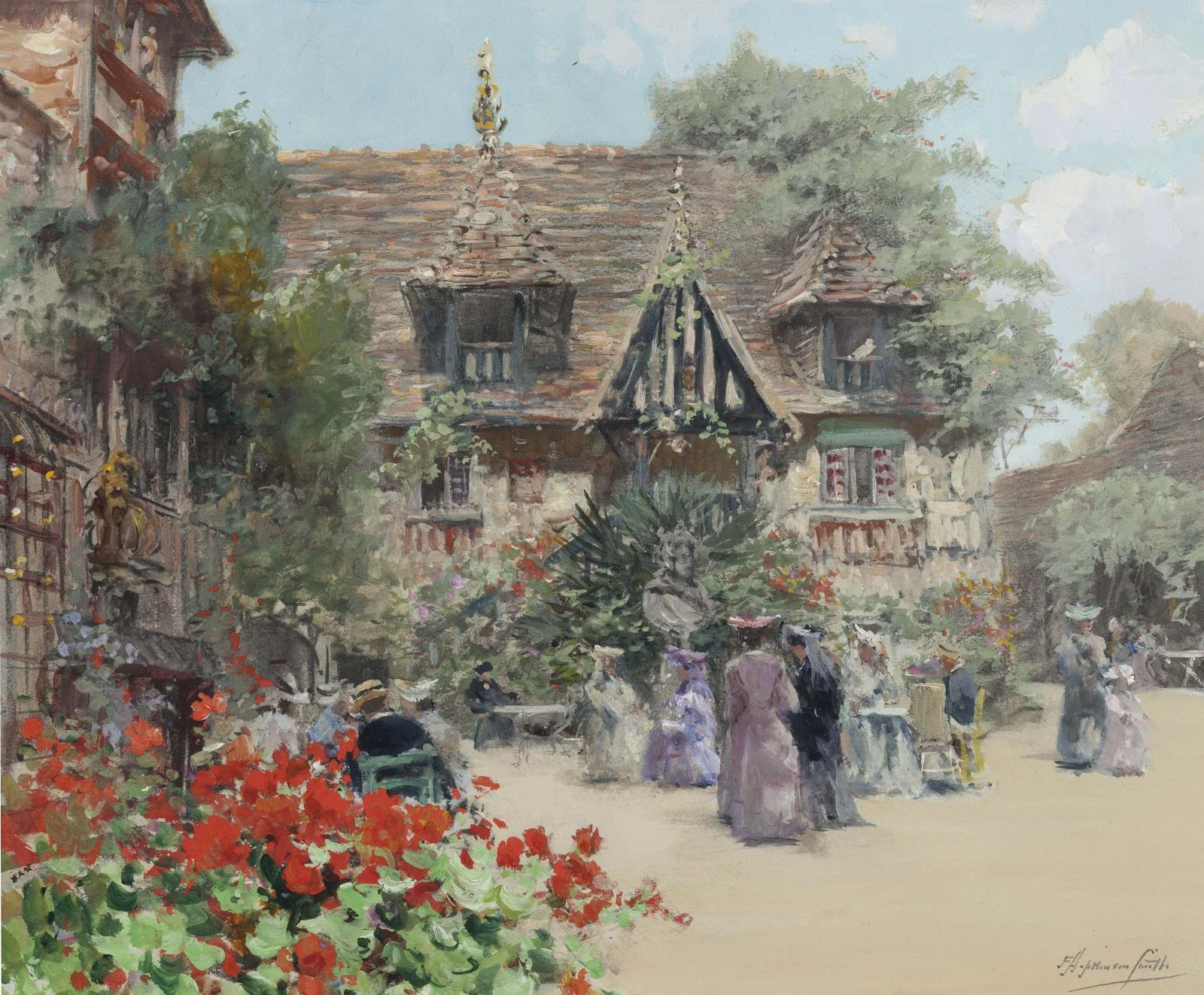 F. Hopkinson Smith (1838-1915) Landscape / Genre painter | Tutt'Art ...