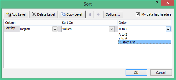 Excel Sort By Column, By Row, By Color, By Your Own Custom List | Excel ...