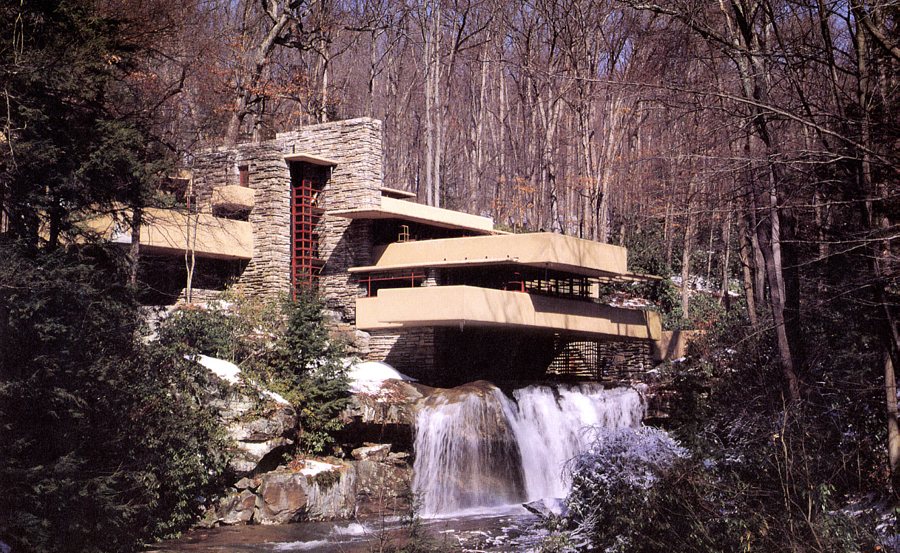 the elegant age: Frank Lloyd Wright's "Fallingwater" (1935)