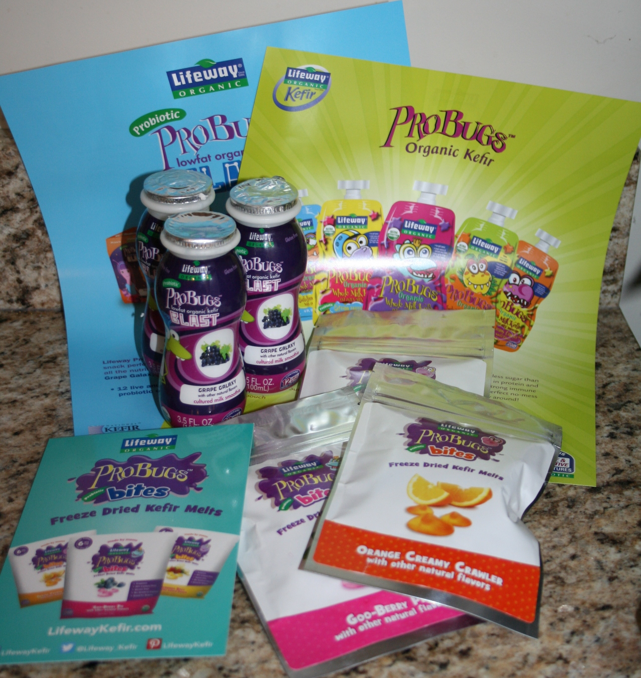 Lifeway ProBugs Bites & Blast - Kefir Snacks for Infant & Children ...
