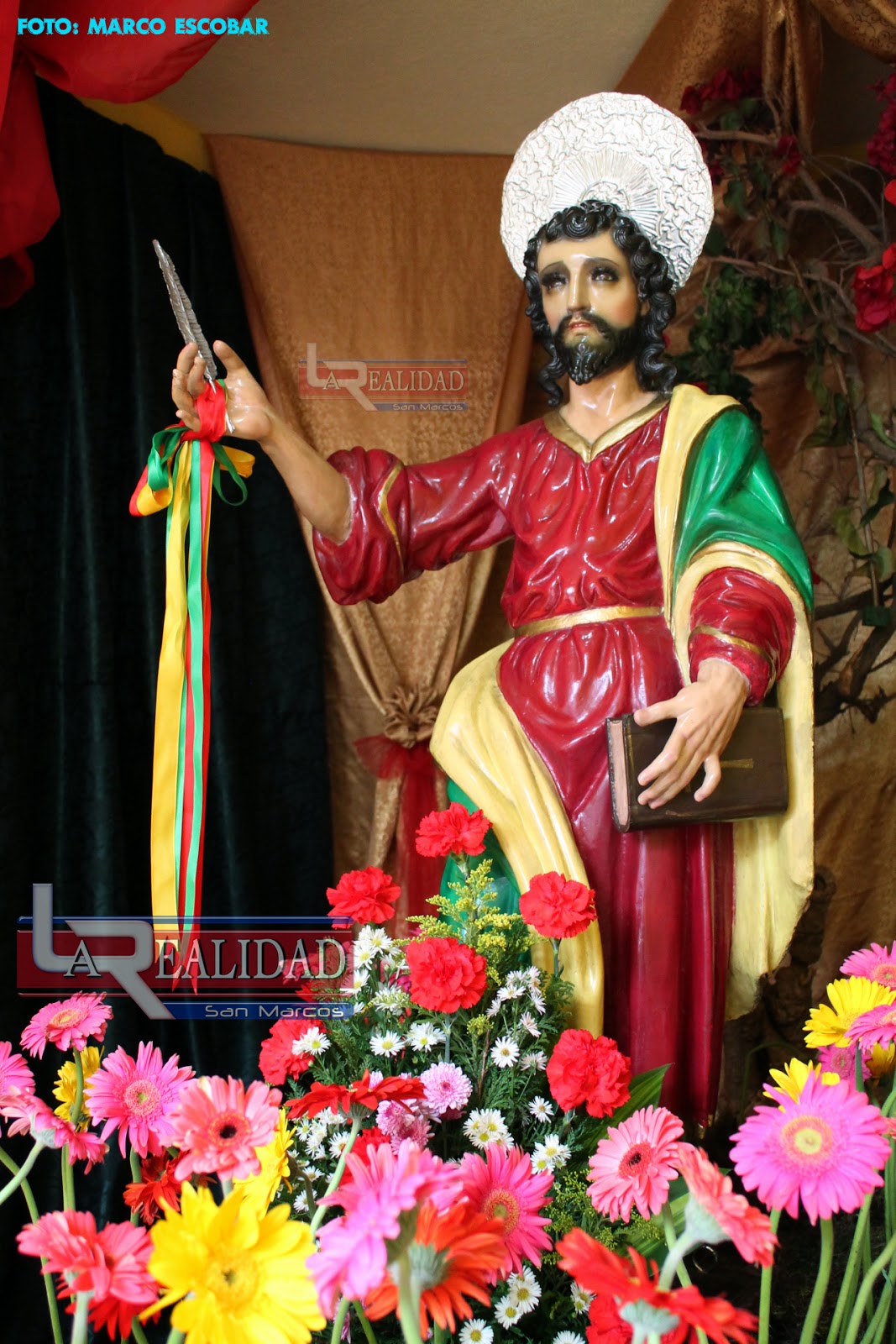 NOTICIAS : Tradicional Recibimiento de San Marcos Evangelista
