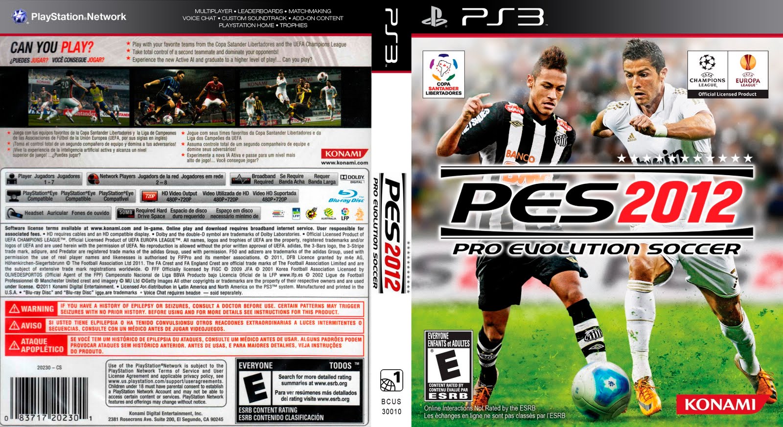Capa PES - Pro Evolution Soccer 2012:Covers Filmes