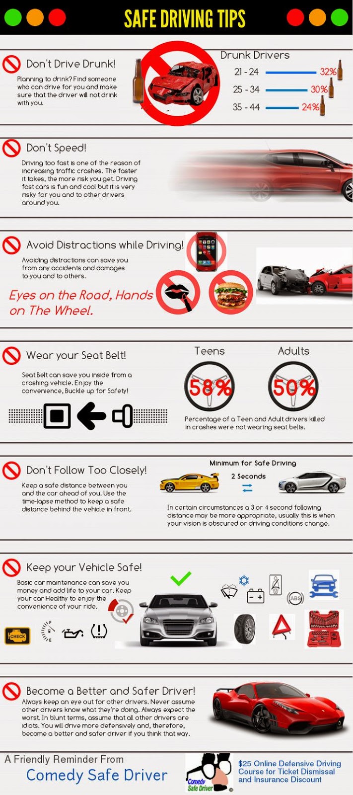 Tony's Auto Services: Infographic: Safe Driving Tips