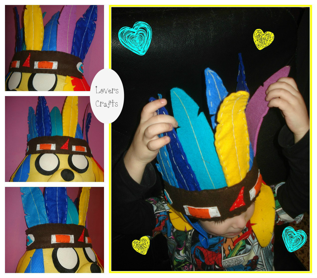 Lovers Crafts Tocado De Indio Para Carnaval