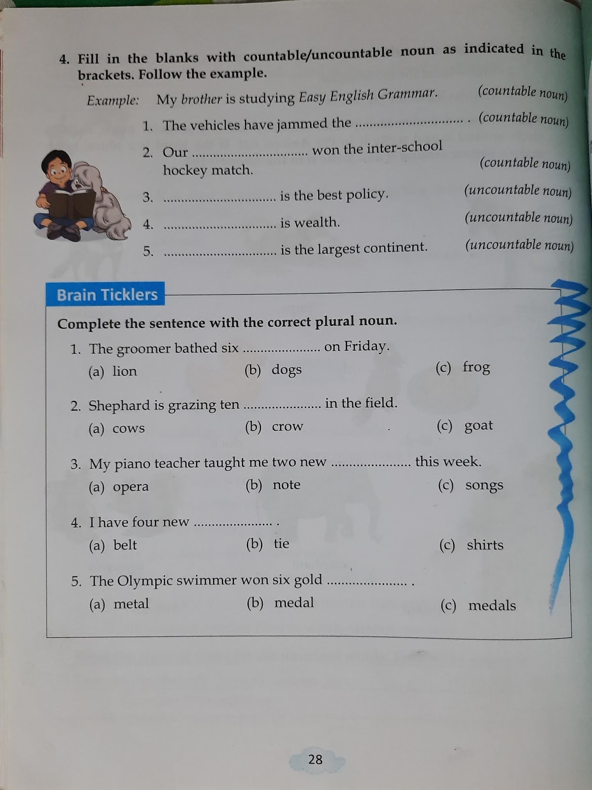 EASY ENGLISH GRAMMAR: Class 3 Lesson 04 Exercise