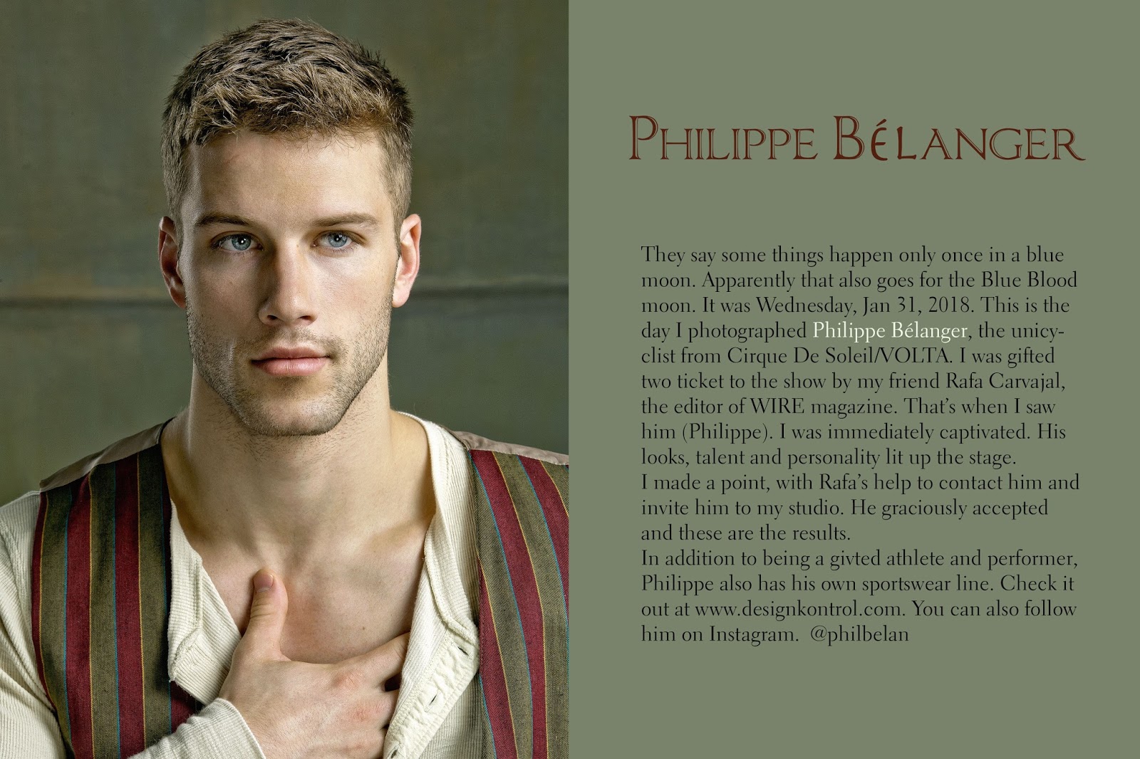 David Vance Photographer: Philippe Bélanger