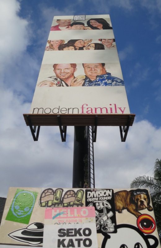 MELROSEandFAIRFAX: Teacher's Modern Family Billboard