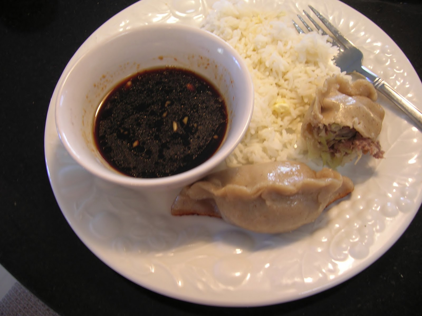 Gluten Free Pot Stickers and Sauce