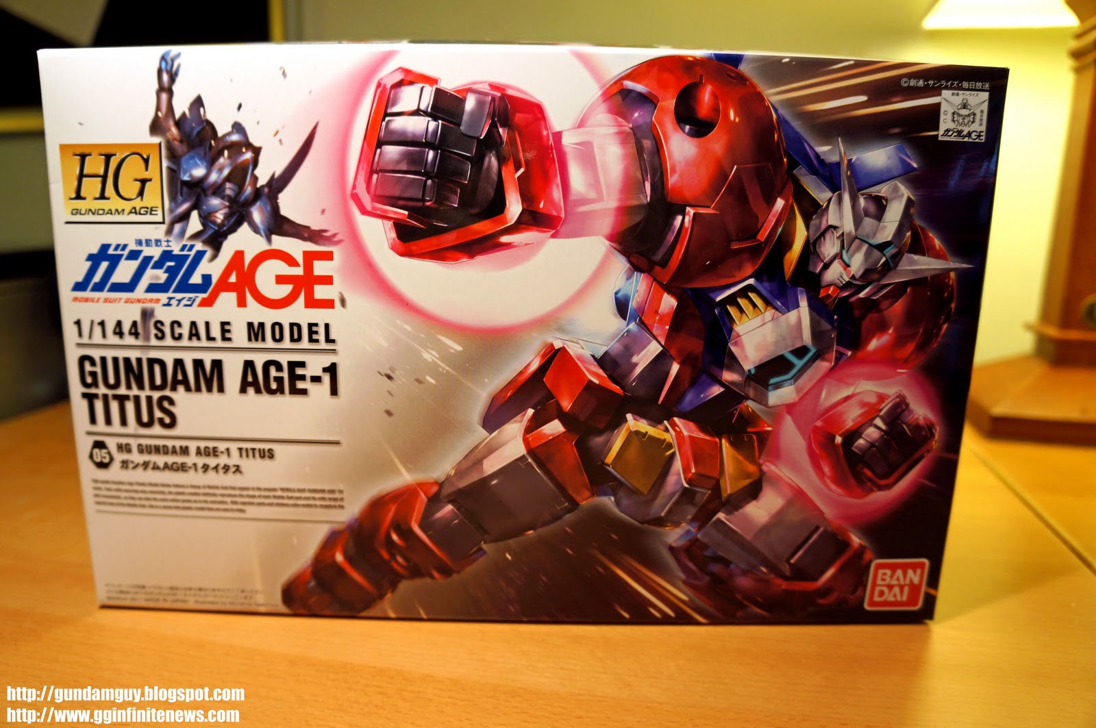 GUNDAM GUY: HG 1/144 AGE-1 Titus, HG 1/144 Genoace Custom, HG Gundam ...