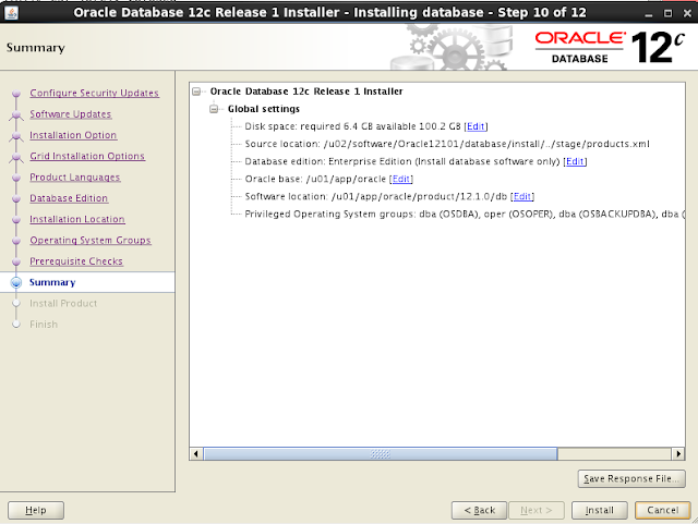 Installing Oracle 12c R1 Database Software On Linux 6 Oraclenext