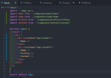 Tutorial Belajar Reactjs #7: Berpindah Halaman pada React js dengan ...