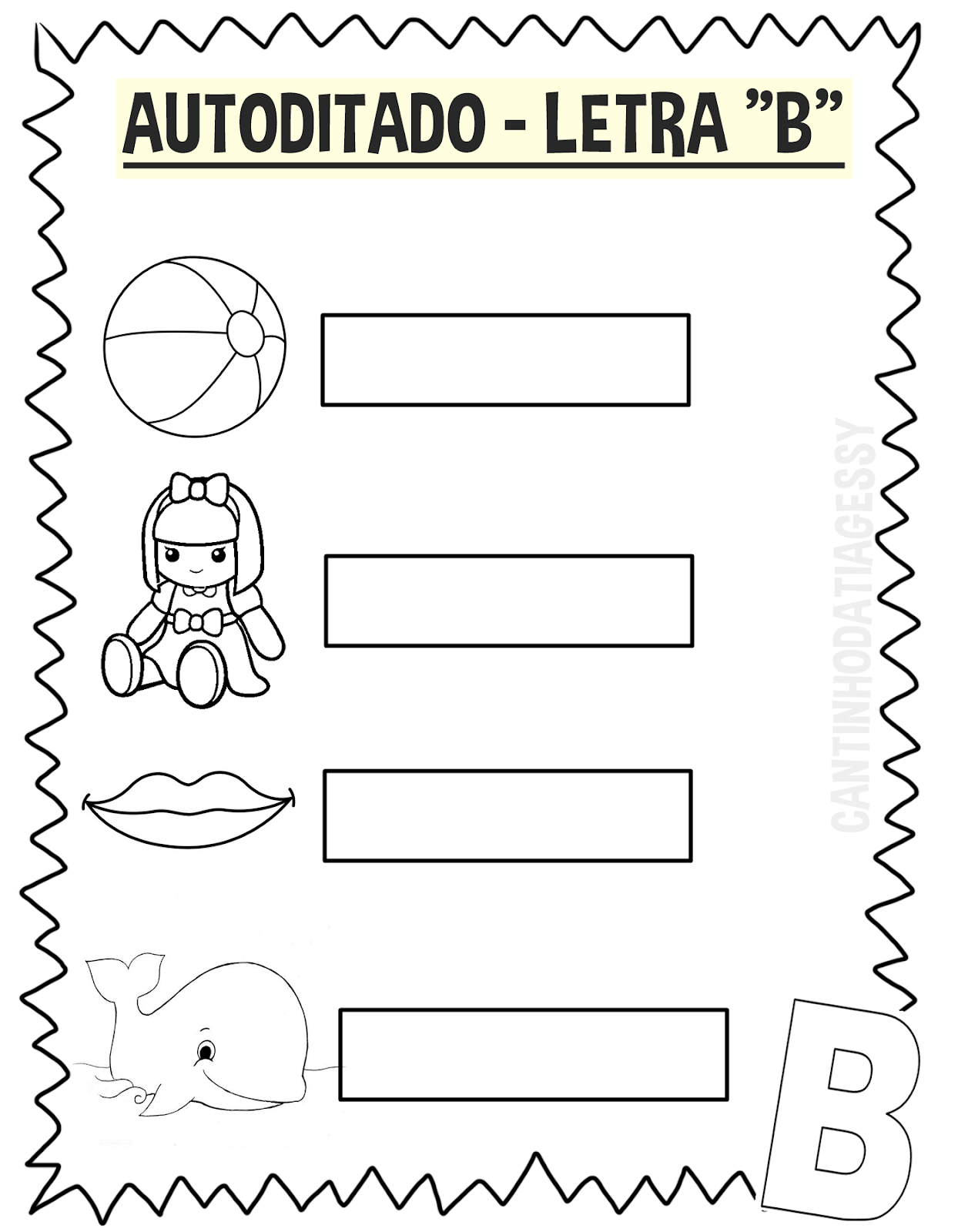 Auto Ditado 1 Ano Sílabas Simples - BRAINCP