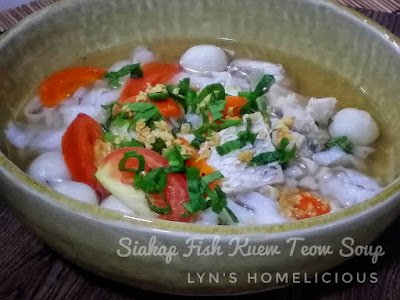 Siakap Fish Kuew Teow Soup | LYN'S HOMELICIOUS