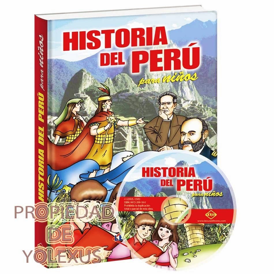 CREDILIBROS: Libro Historia Del Perú Para Niños Con Dvd
