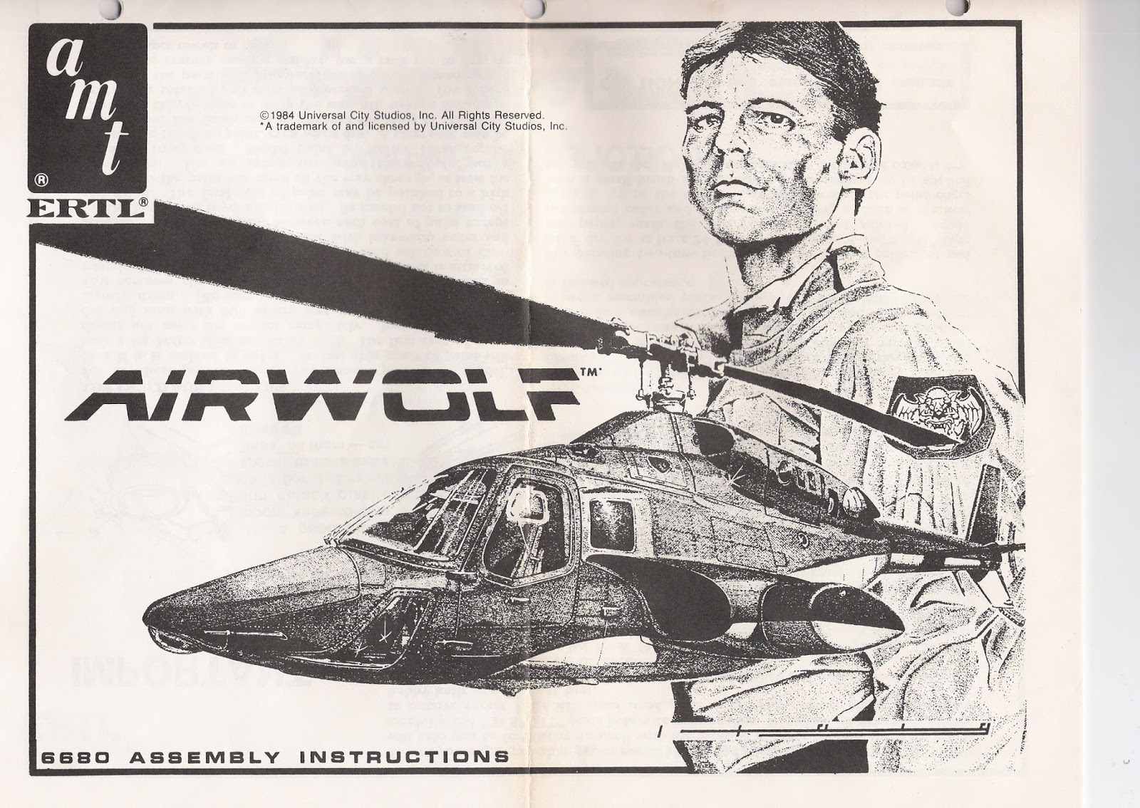 The Airwolf UPC Serial & Merchandise Database: Airwolf AMT ERTL Model ...