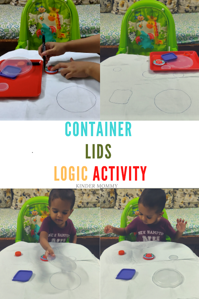 Container Lids Logic Activity