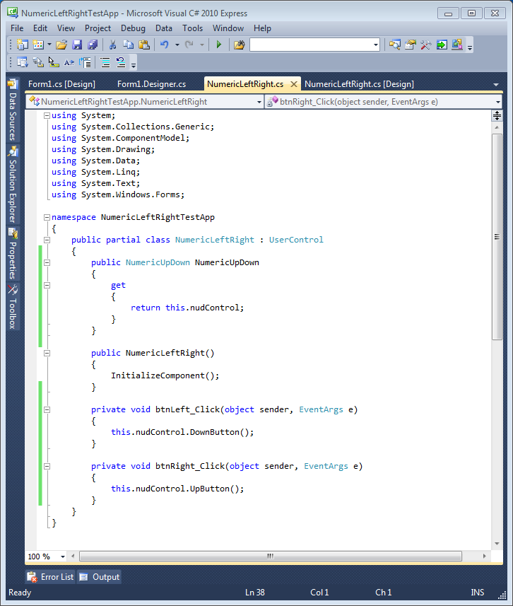 Sterren's Programming Blog: Creating a numeric left/right control