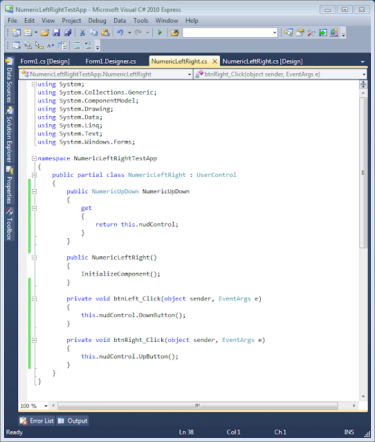 Sterren's Programming Blog: Creating a numeric left/right control Sterren's Programming Blog: Creating a numeric left/right control