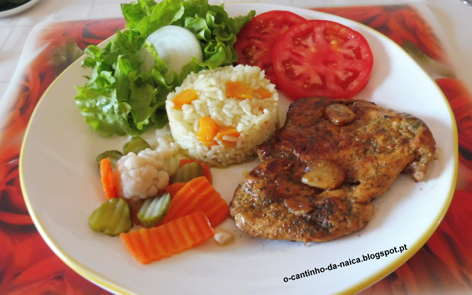 O Cantinho da Naica: Bife de frango, grelhado na frigideira