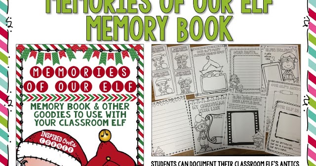Memories of Our Elf Memory Book - Inspired Owl's Corner