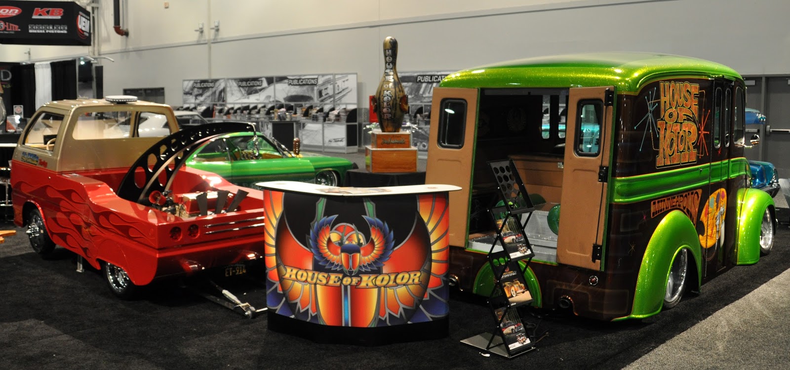 Just A Car Guy: House of Kolor had a cool bowling alley theme to set up ...