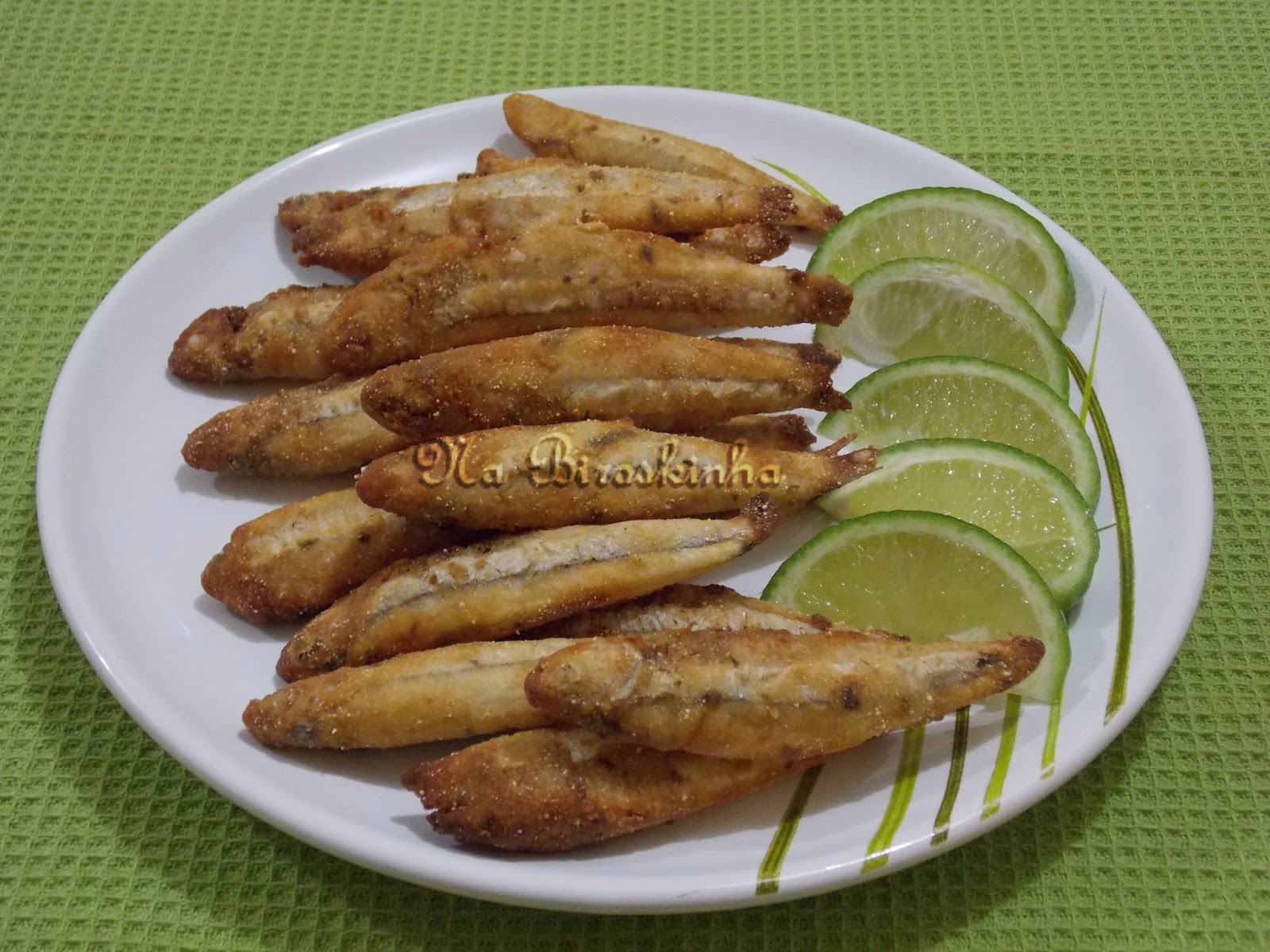 Manjubinha Frita - Na Biroskinha