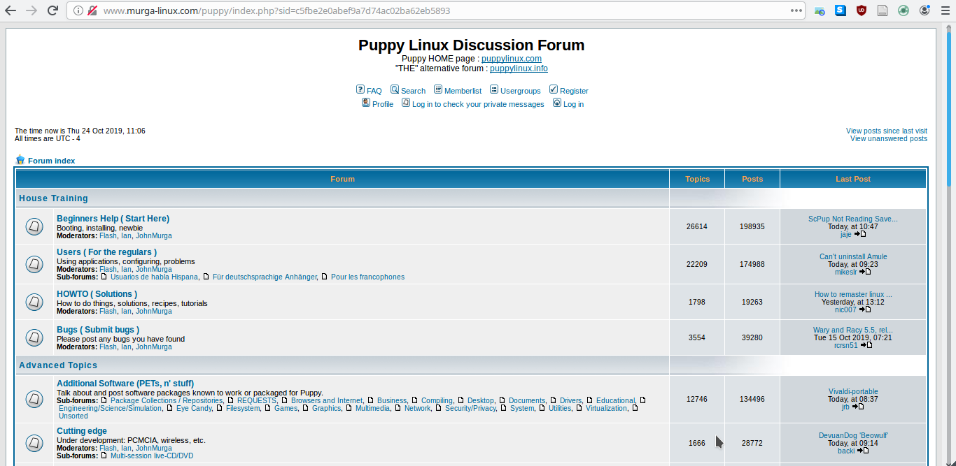 GNU/Linux Forums on the Internet