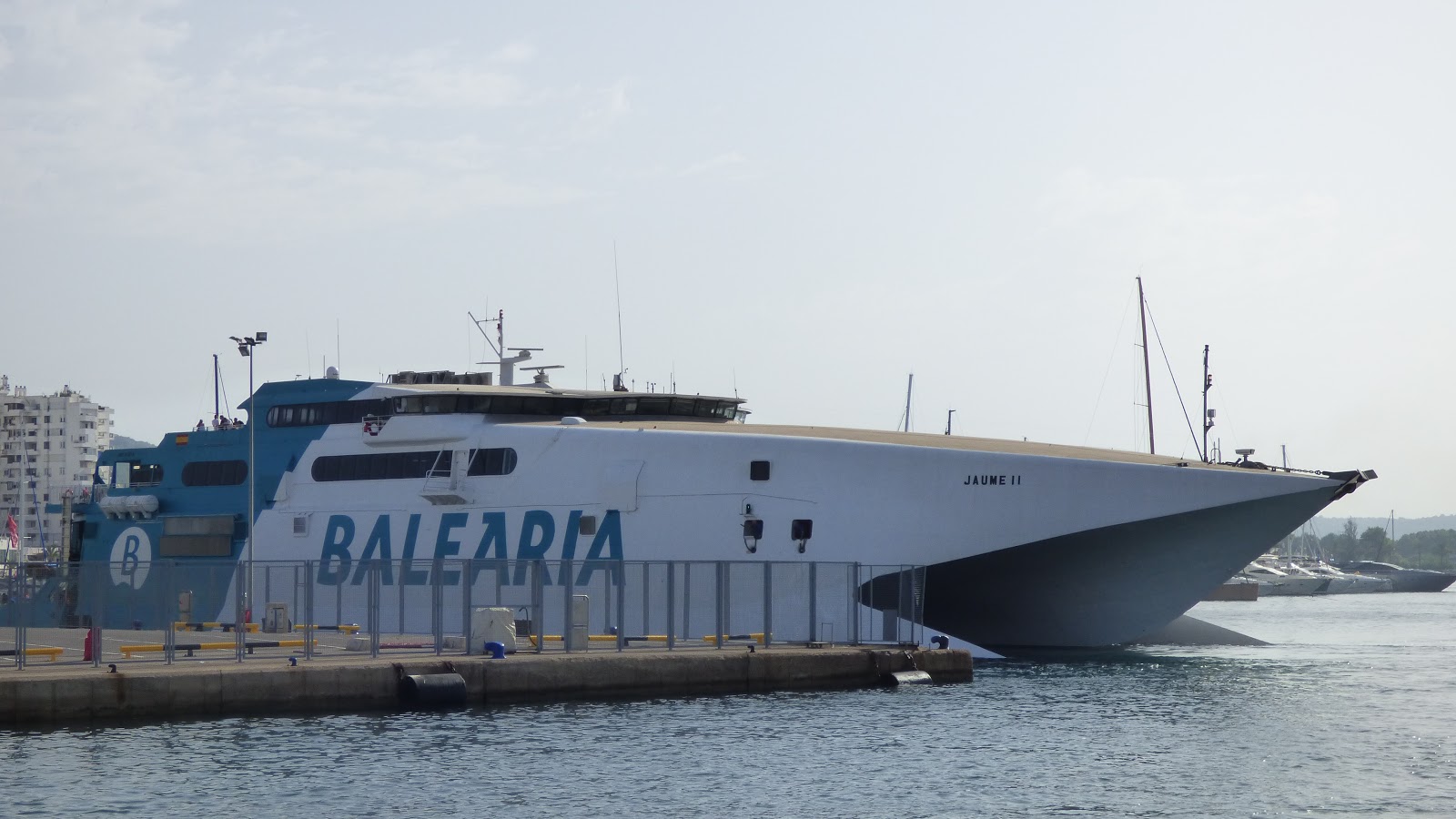 FERRYBALEAR: El Fast Ferry "Jaume II" de Baleària, toma el relevo en ...