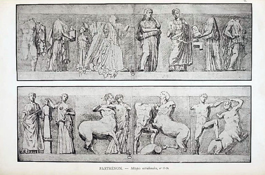 The Parthenon Metopes ~ The Parthenon Sculptures
