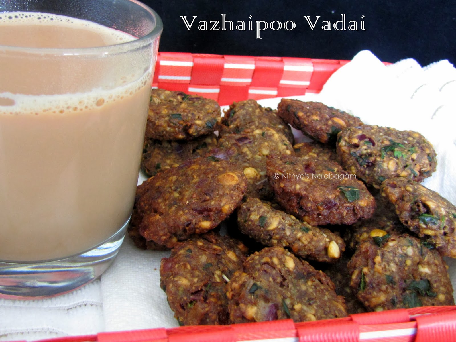 Vazhaipoo Vadai | Banana Flower Recipes |Nithya's Nalabagam