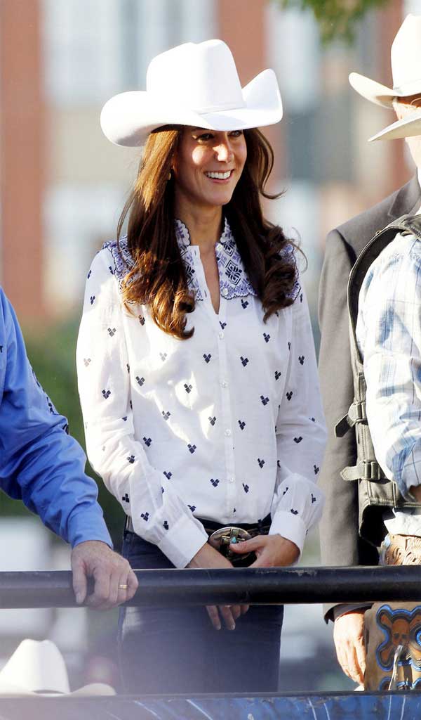 fashionjewellery: Kate Middleton Cowboy Hat