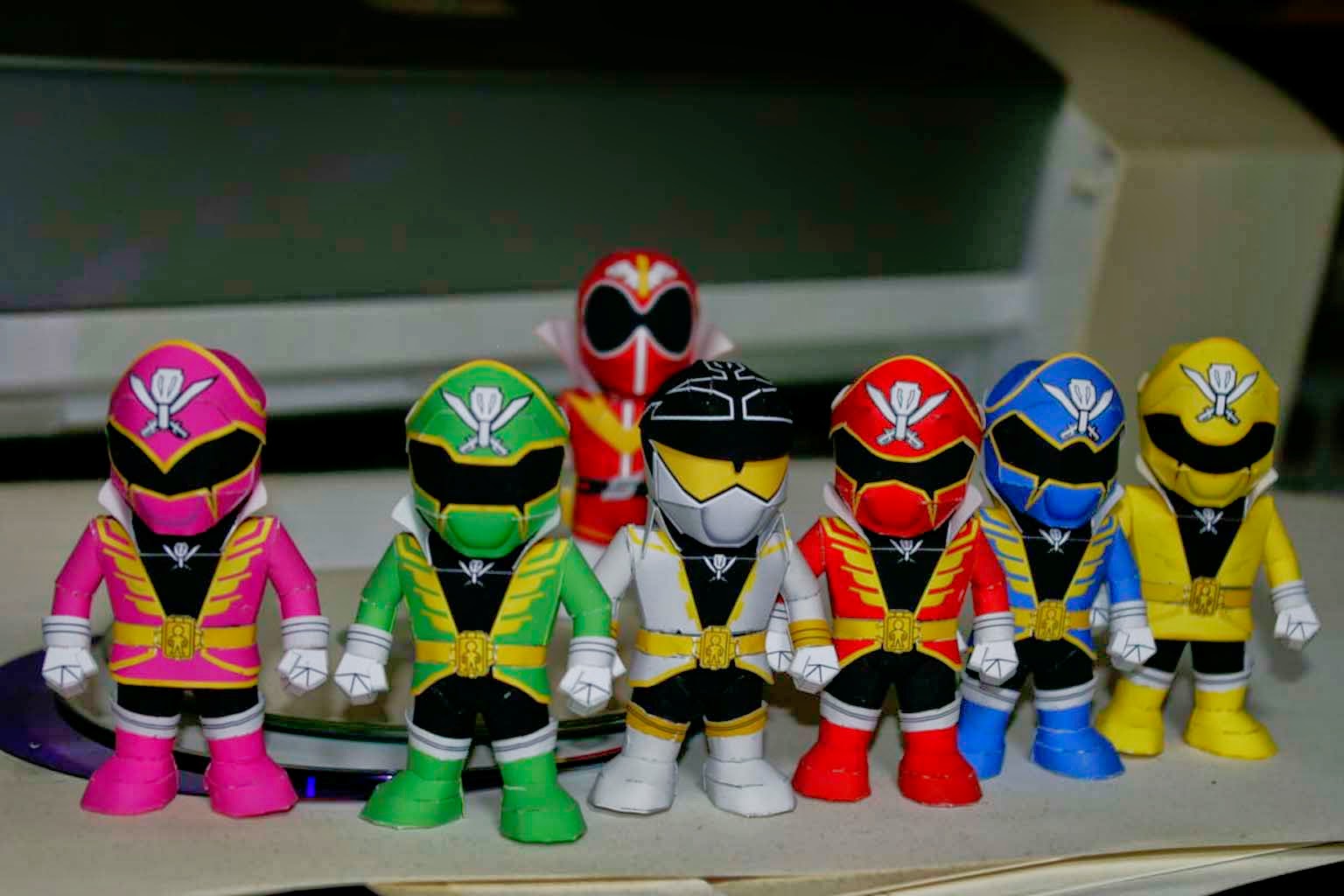 PapercraftZone Br: Power Rangers - Papercraft (Re-post)