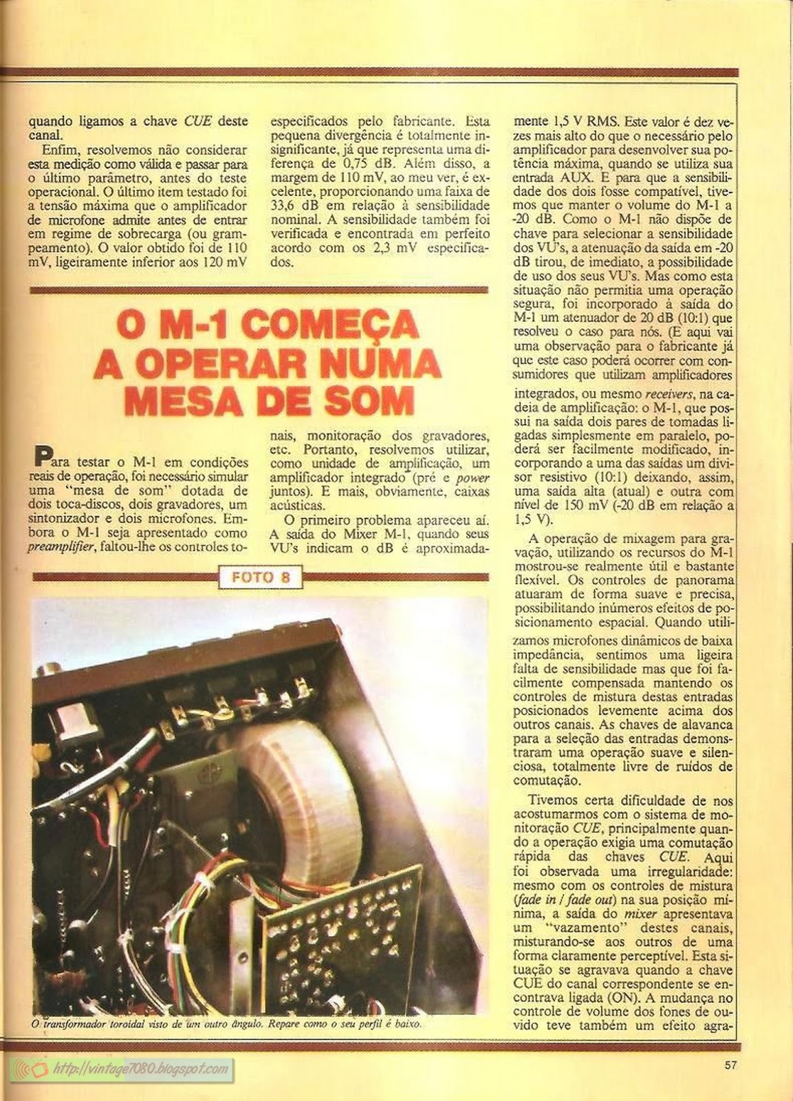 Vintage 70 80: Gradiente 45 - Mixer M1 - Revista Somtres