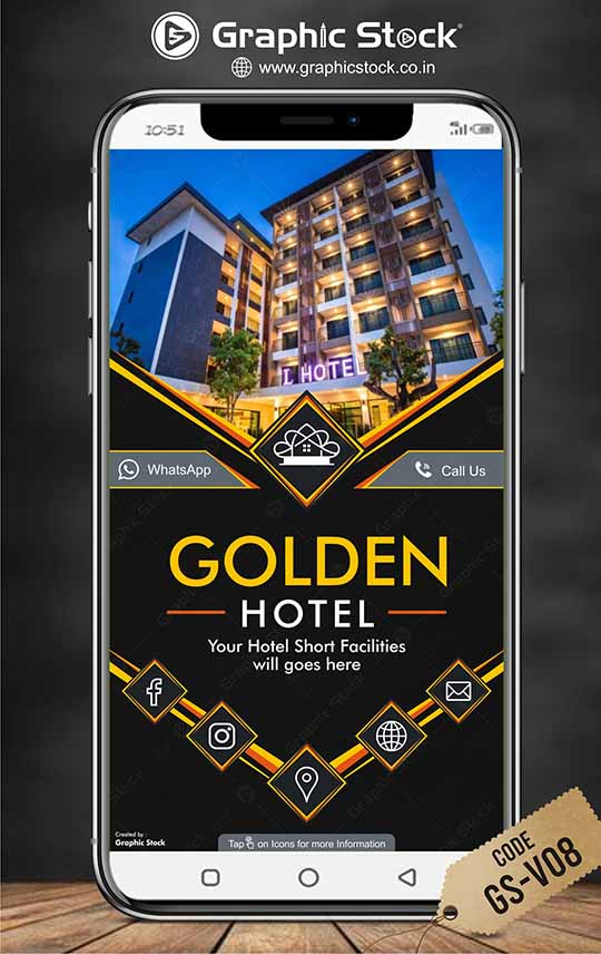 Hotel digital business card