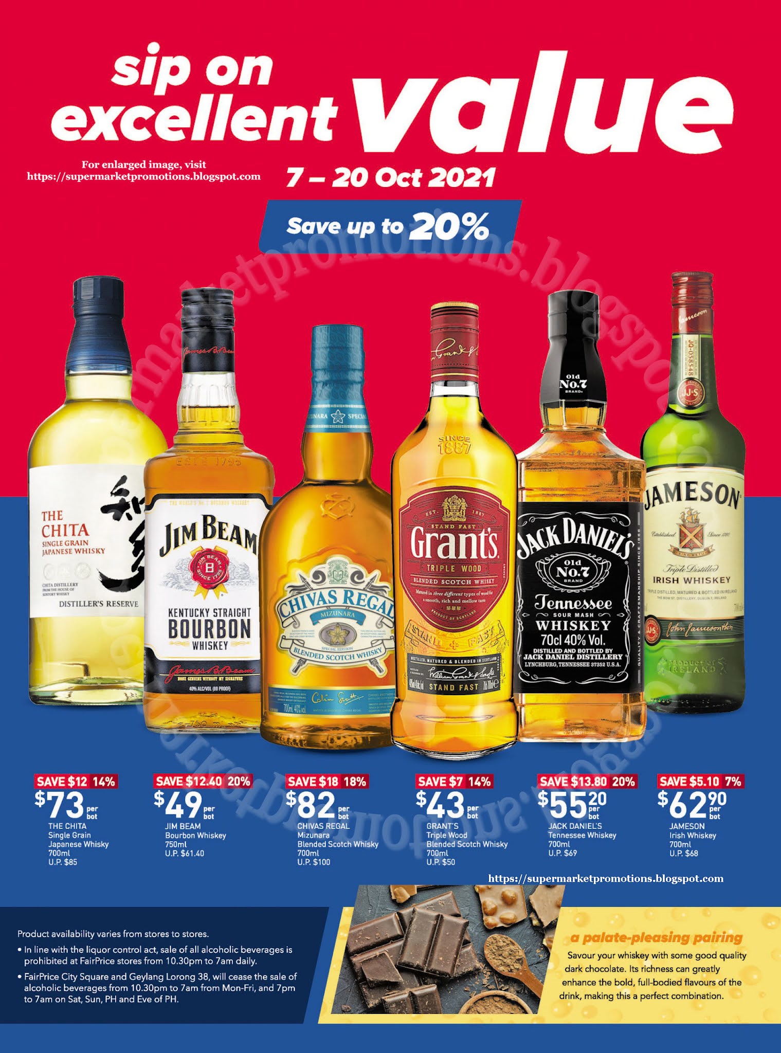 NTUC FairPrice Whisky Promotion 07 - 20 October 2021 ~ Supermarket ...