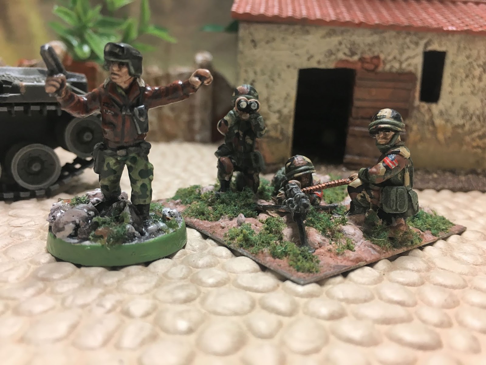 28mm USMC with some Pulp 80s miniatures