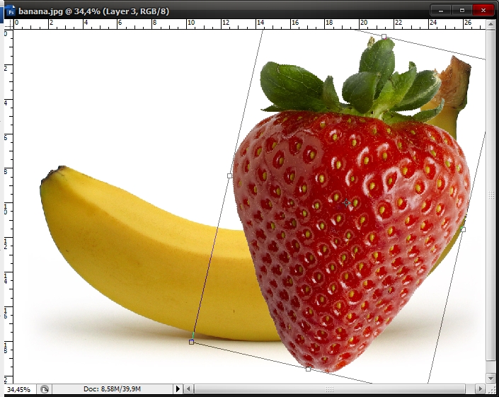 Banana Skin Change (Manipulation Photoshop Tutorial) - Mangan ILmu