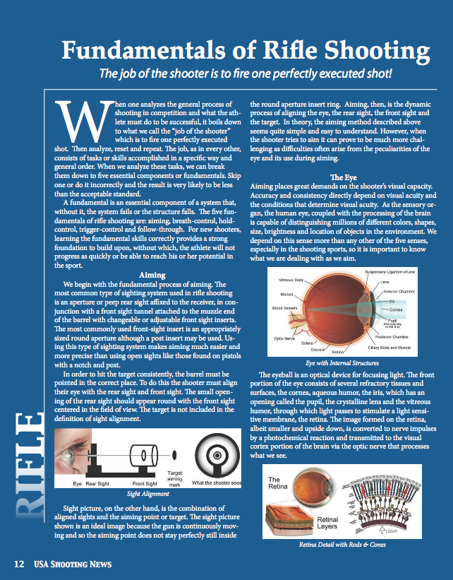 3P Air Rifle Coaching: Shooter Development