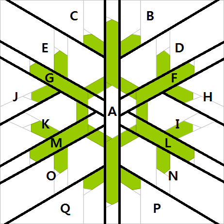 Snowflake block pattern | Projektownia Jednoiglec