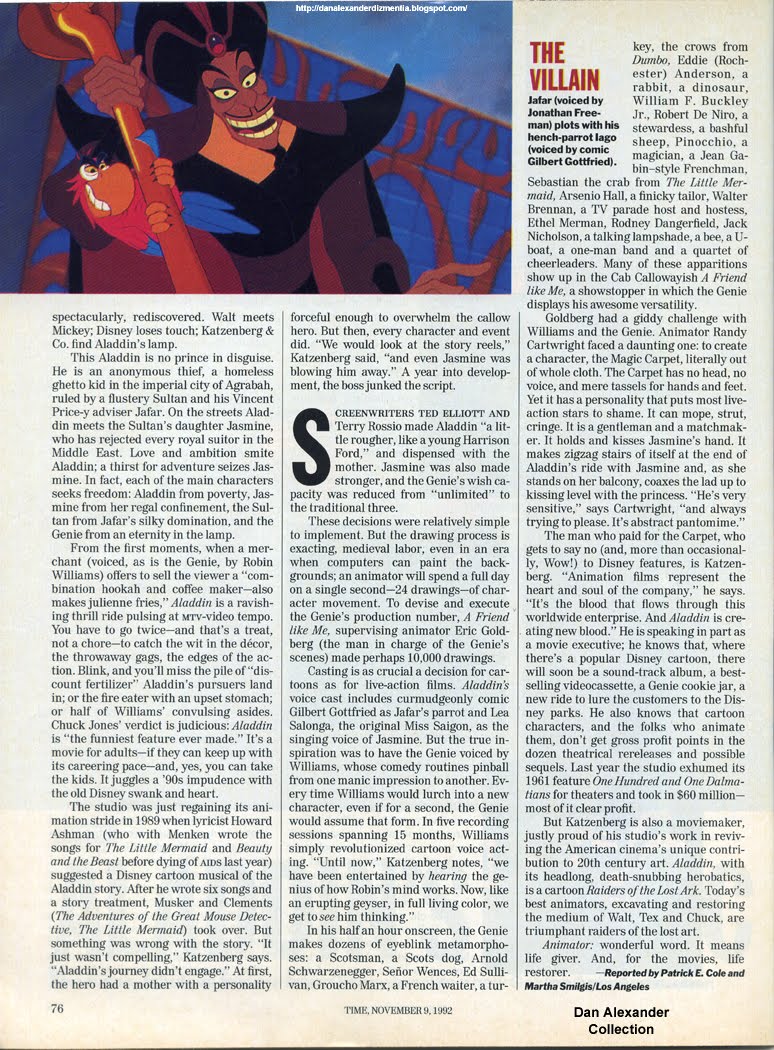 Dan Alexander Dizmentia: Aladdin, What Are You Going To Do Next?