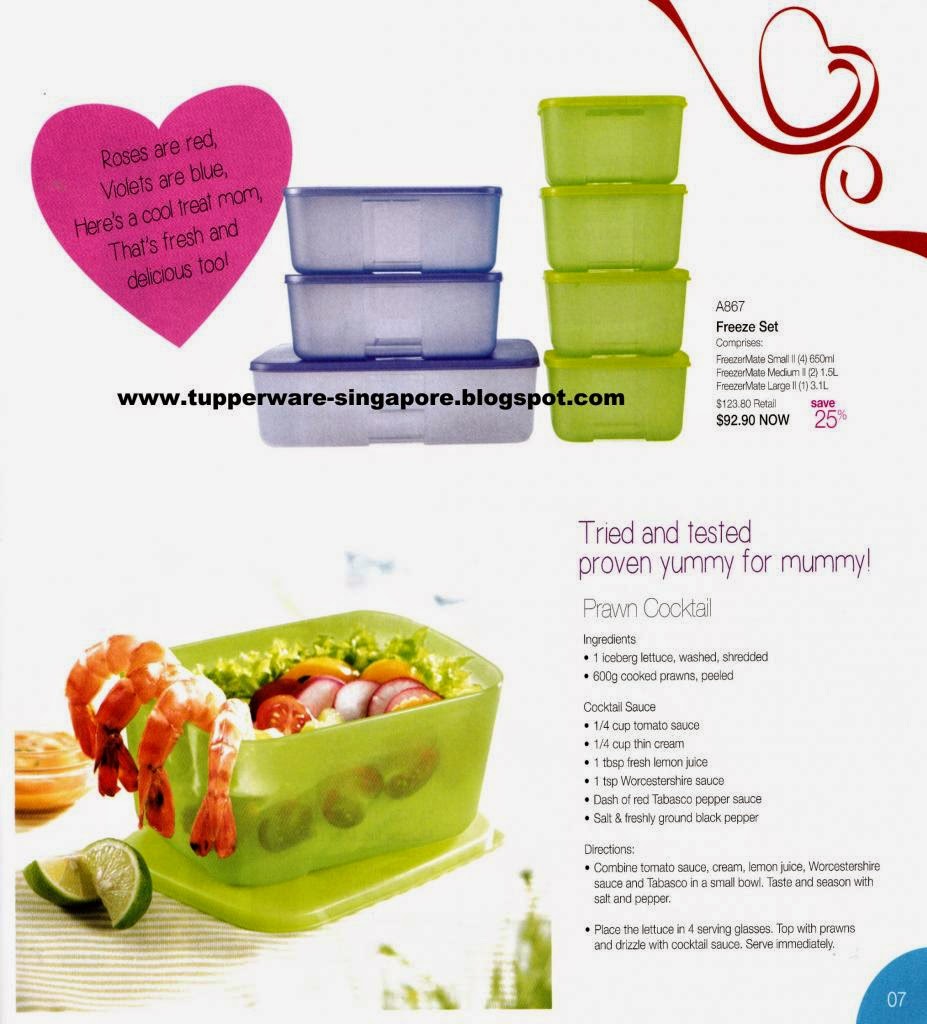 Buy Tupperware in Singapore: Full Catalogue 3/2014
