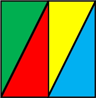 HOW TO DIVIDE A SQUARE INTO FOUR (4) EQUAL PARTS ~ Mathematics Realm