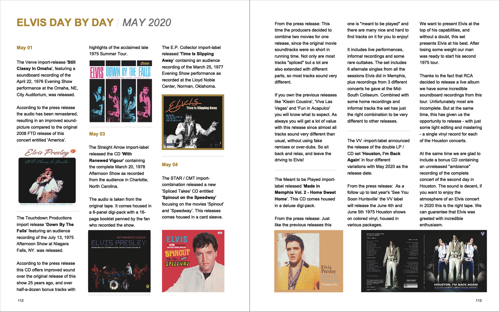 Elvis Day By Day: Elvis Day By Day 2020