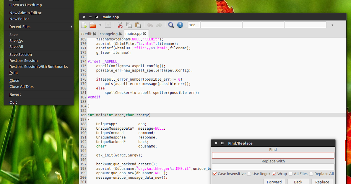 KKEdit: Text Editor Inspired By BBEdit And Gedit [Ubuntu PPA] ~ Web ...